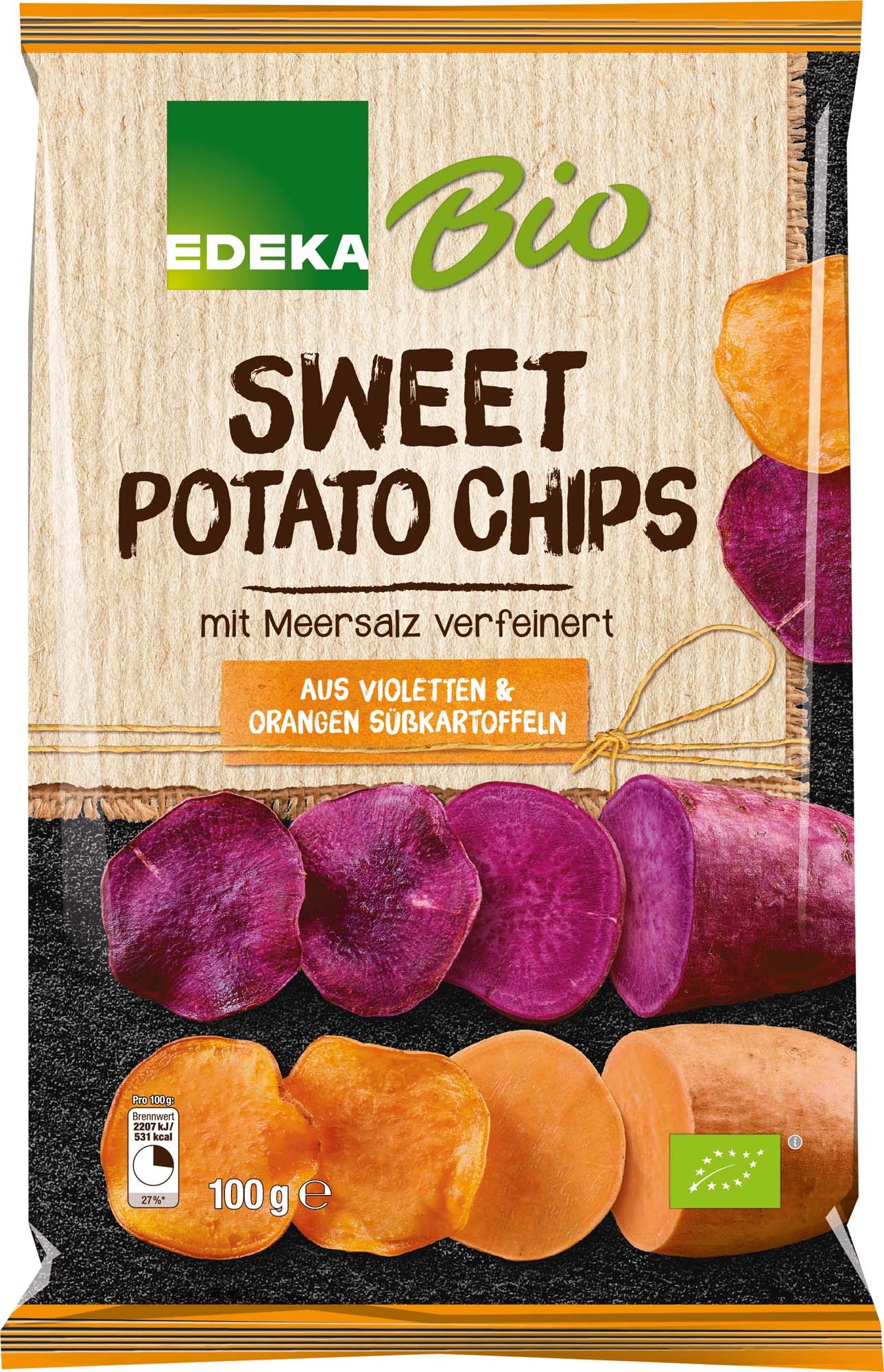 EDEKA Bio Sweet Potato Chips 100g - Premium Reisegepäck-Sets ...